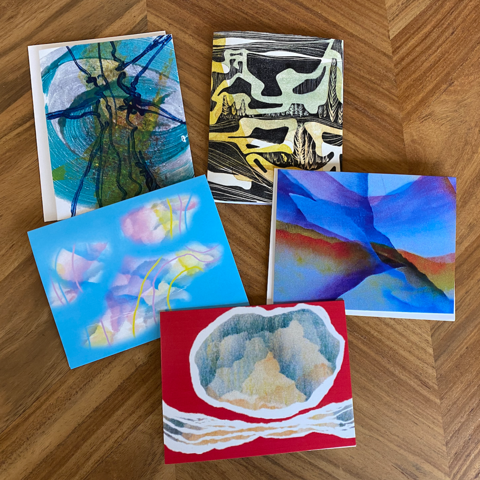 Yosh Nakamura Assorted Notecards (5pk) – go-for-broke-5dc7
